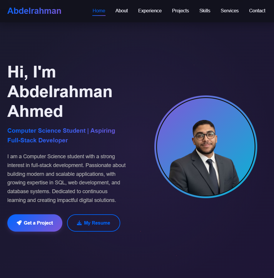 Abdelrahman Ahmed - Portfolio